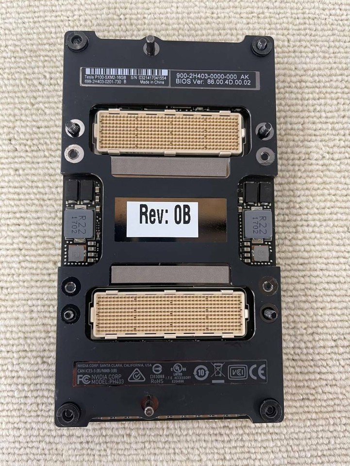 NVIDIA Tesla P100-SXM2-16GB HBM2 GPU NVLink Accelerator Card | eBay