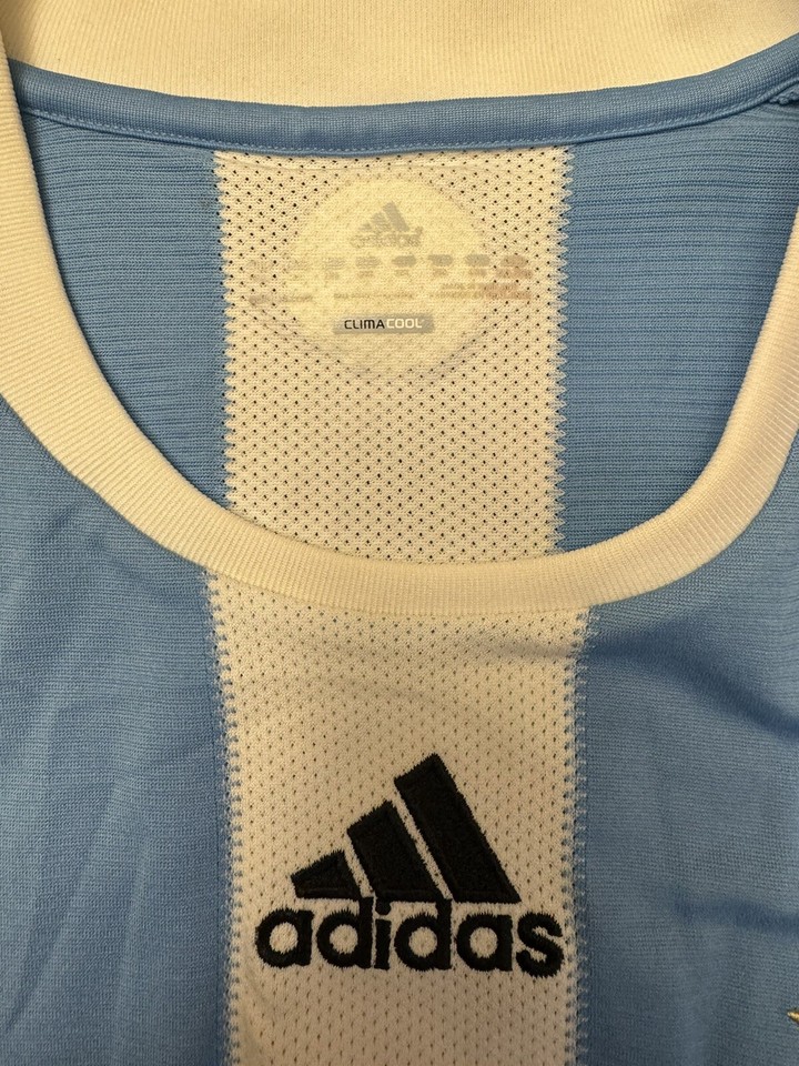 ADIDAS P47066 2010 AFA ARGENTINA HOME JERSEY SS ADULT 2XL | eBay