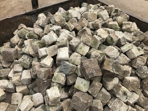 Reclaimed High Grade Granite Cobbles / Setts / Pavers - Large Quantity ...