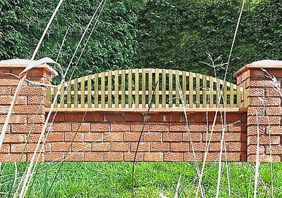 6.0 ft x 0.5 ft Arch Top Trellis Lattice Panel Fence Topper | eBay UK