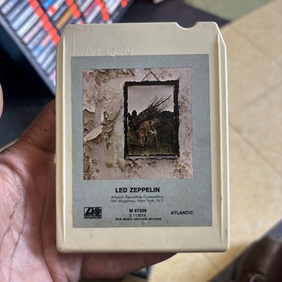 Led Zeppelin IV (Zozo) 8-Track Tape M 87208 RCA Music Service Edition W ...