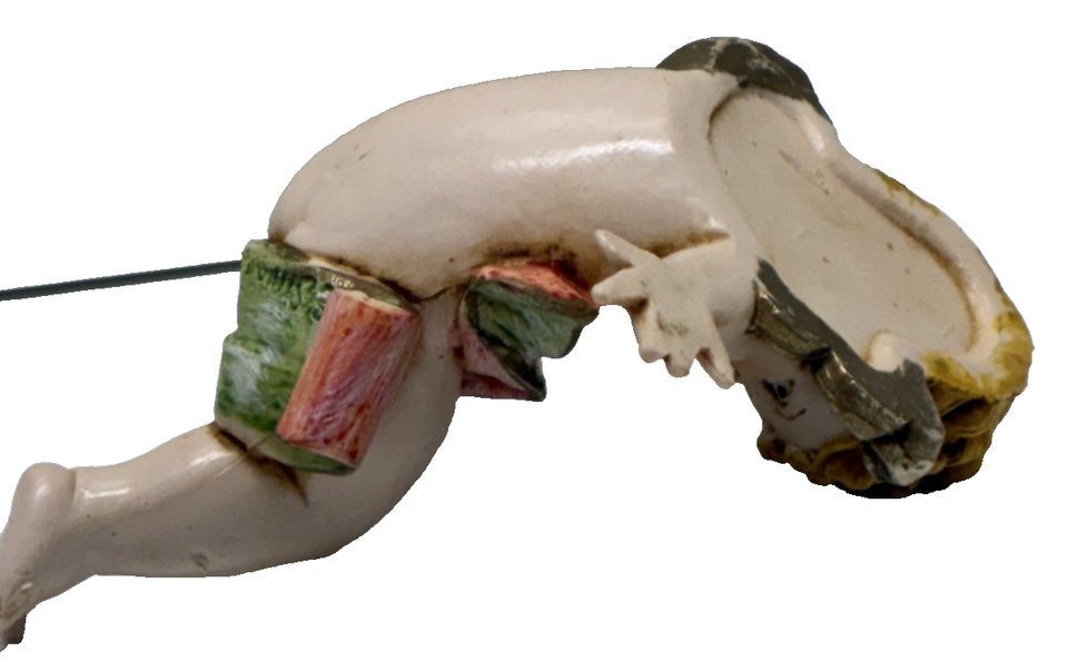 Fontanini 1988 Italy Cherub Wall Plaque Angel Putto 4.5" Hanging Figure ...