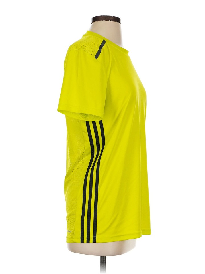 Adidas Women Yellow Active T-Shirt S | eBay