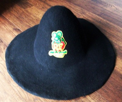 ED BIG DADDY ROTH "CUSTOM" RAT FINK FELT HAT HILLBILLY CRASH HELMET HOT ...