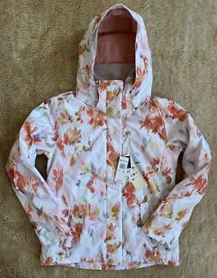 New! $220 ROXY JETTY 10K Dryflight Waterproof Ski Snowboard Jacket / Women's L | eBay