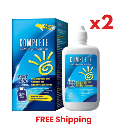 2 x Complete MULTI-PURPOSE SOLUTION Easy Rub Formula 2fl oz (60ml ...
