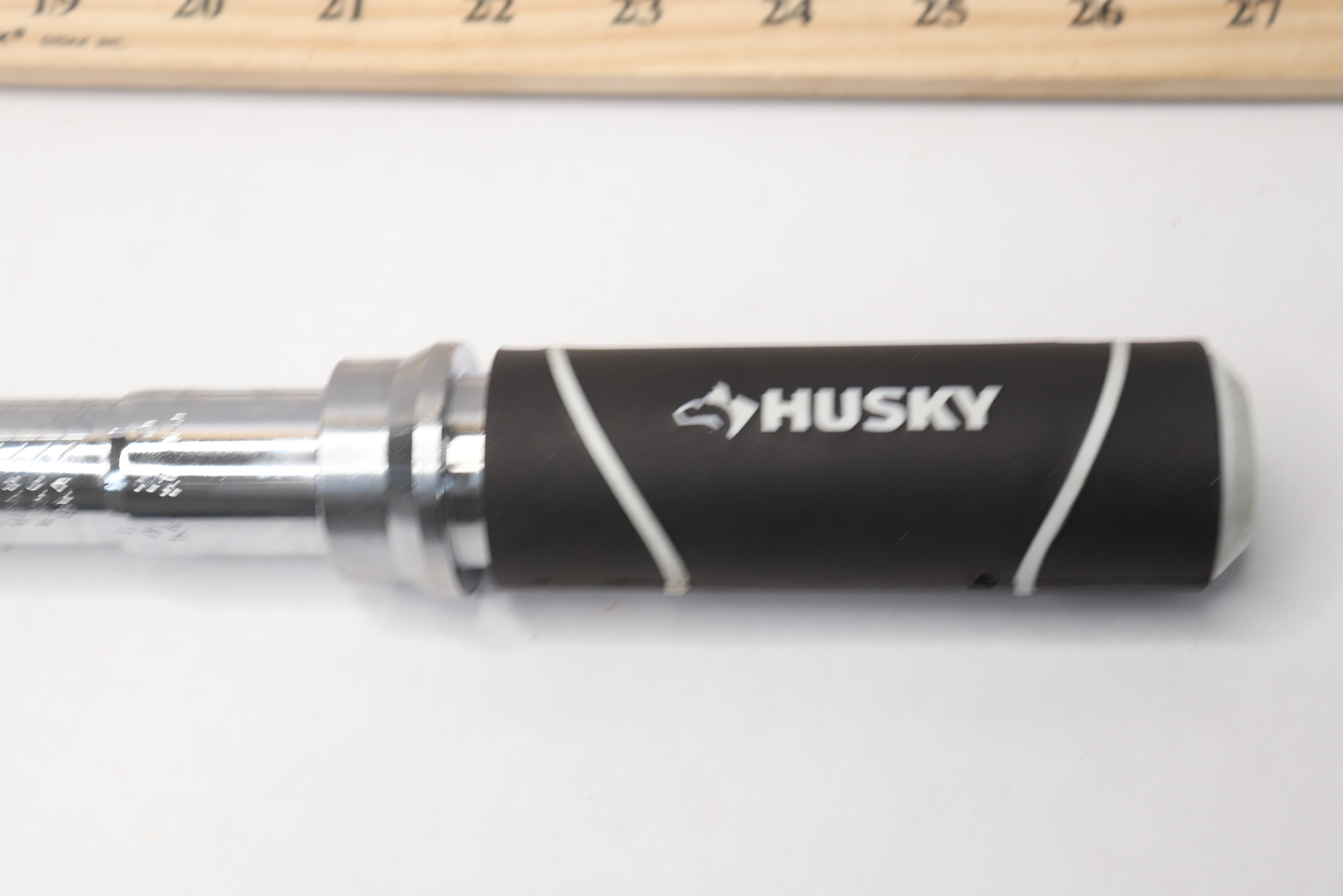 Husky Drive Torque Wrench Steel Chrome 1/2" x 24.2" 564464 61122138 ...