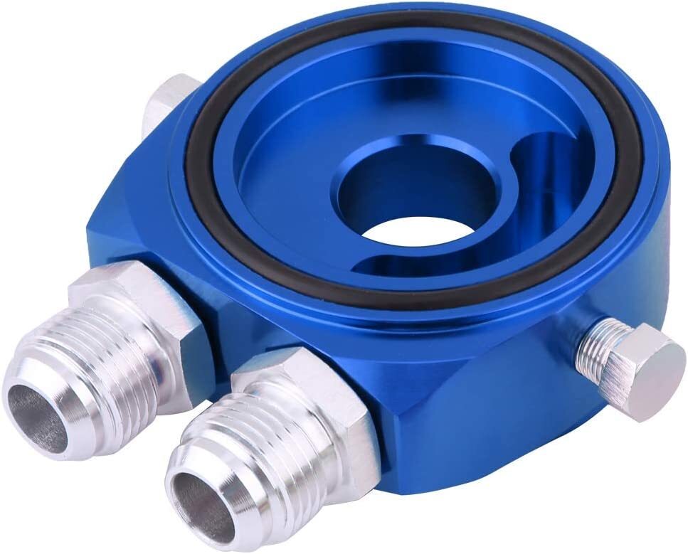 M20 X 1.5 Oil Filter Temp Pressure Cooler Gauge Sandwich Plate Adapter ...