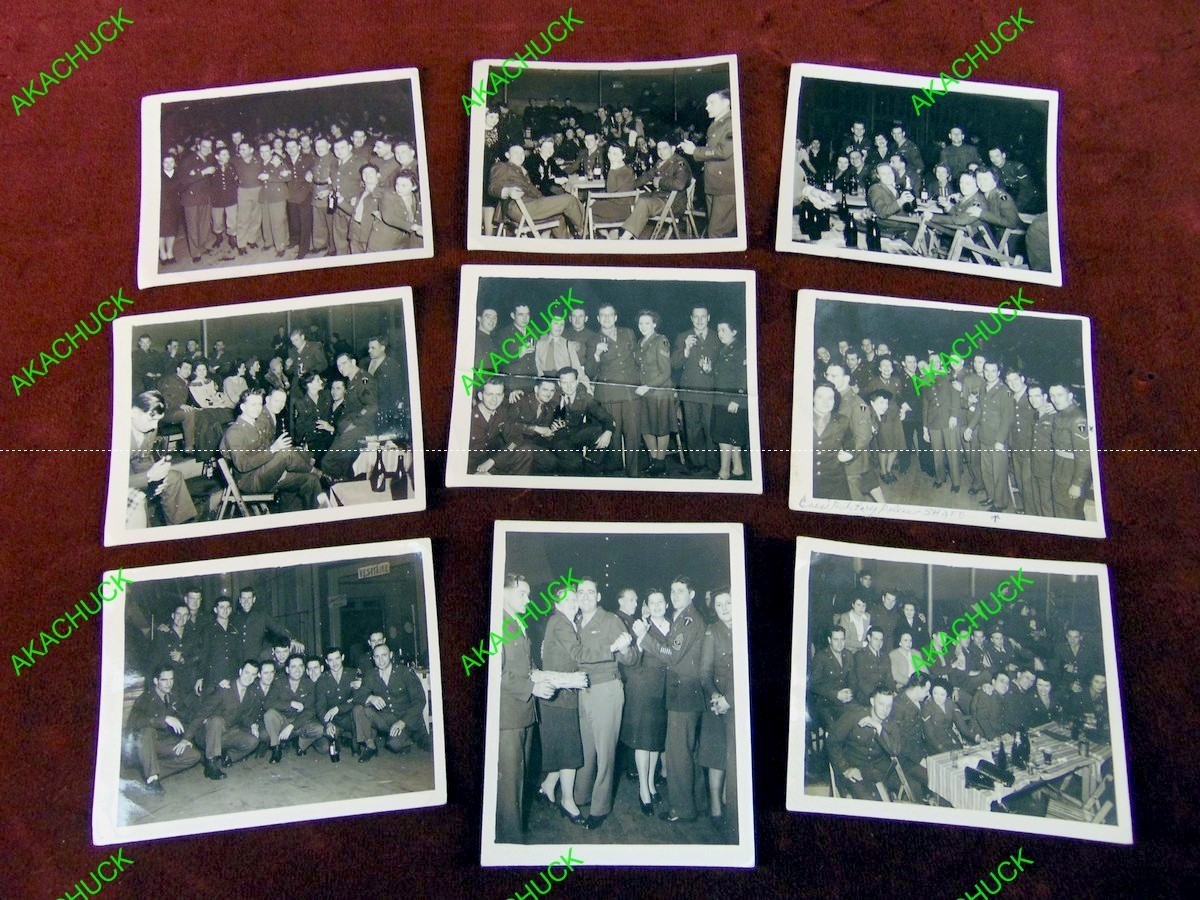 9 Rare Photos WWII SHAEF Supreme Headquarters Allied EISENHOWER'S MEN ...