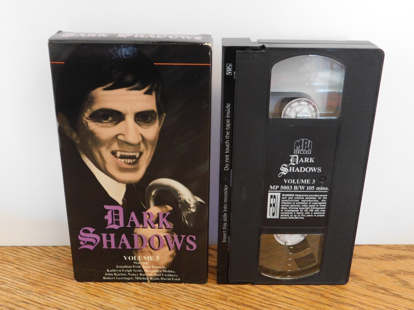 Lot of Dark Shadows The Resurrection of Barnabas Collins (VHS, 1989 ...