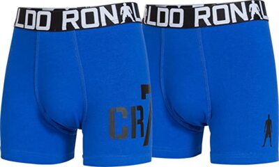 Cristiano Ronaldo CR7 Boxer [Size 116 - 152] 2 Pack Boys Boxer Shorts ...