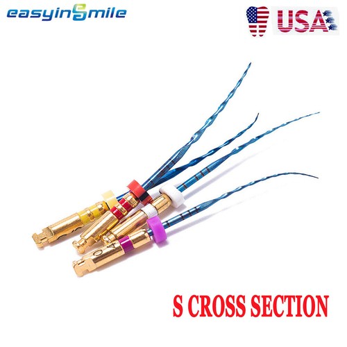 Easyinsmile X-twos Dental Endo Rotary Files S Cross Section Niti ...