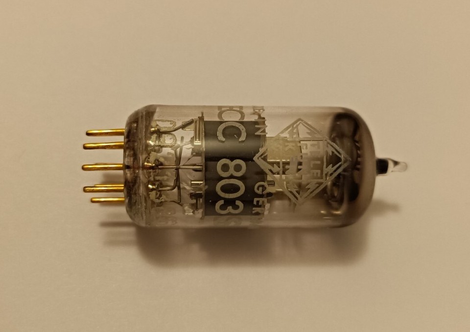 Single Telefunken Ecc803s Rare Valve / Tube - Avo VCM Tested | eBay