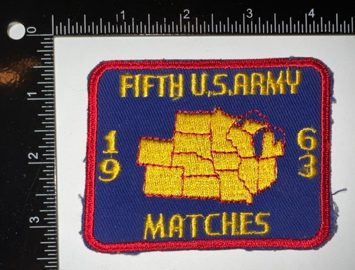 Cold War 5th US Army Rifle Matches 1963 Patch | eBay