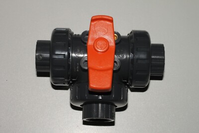 FIP 20-1/2" DN 15 Three Way Manual Valve PVC PN 10 EPDM DG 139461 | eBay