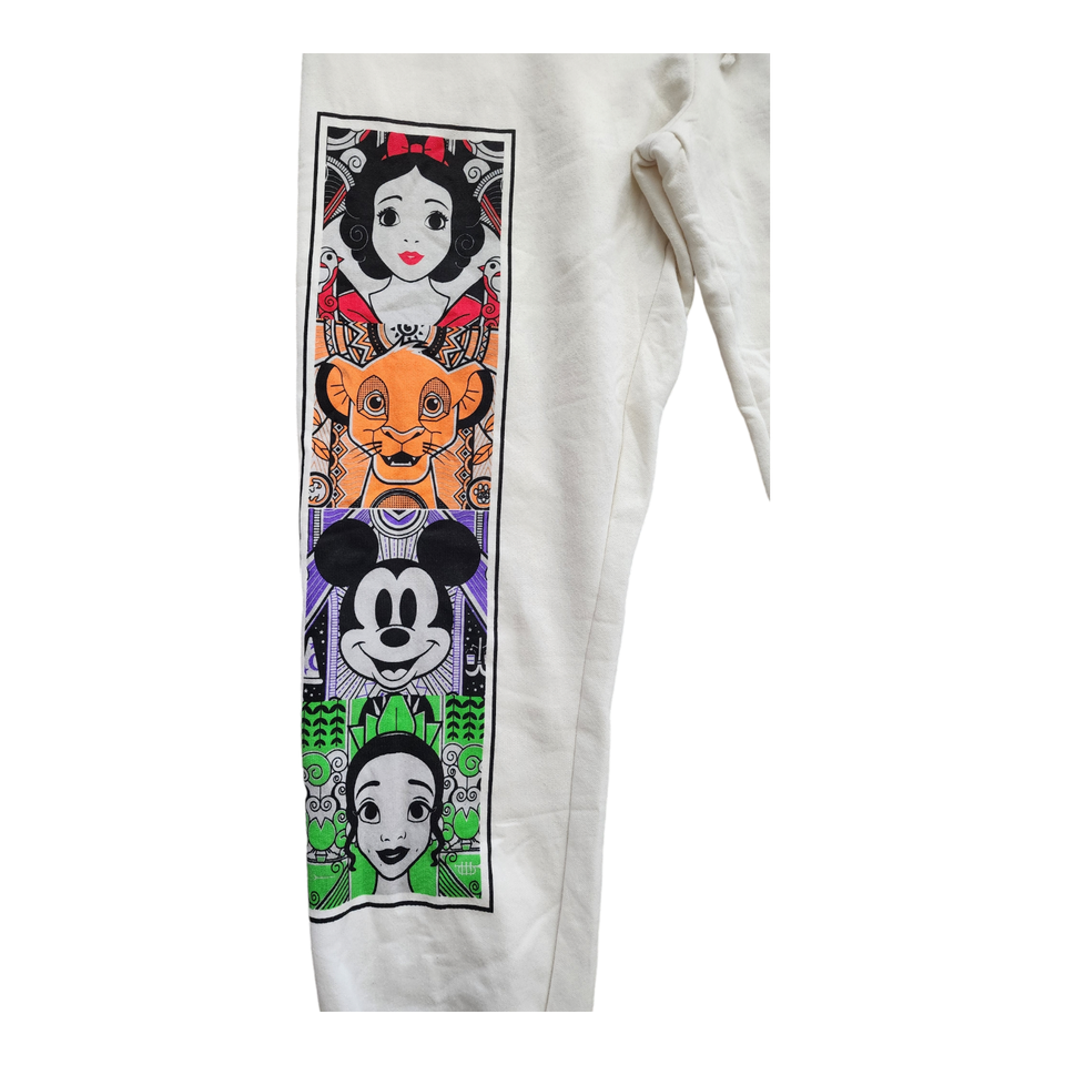 Disney 100 Character Sweatpants Womens 3XL XXXL (21) Ivory Cream Color ...