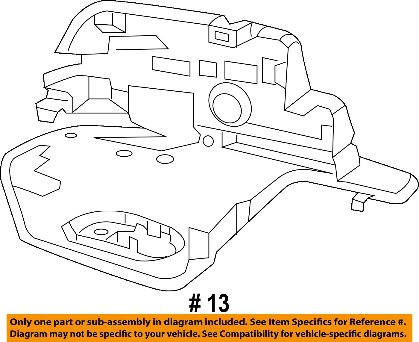 GM OEM 18-23 Traverse Front Door Outside Mirrors-Bracket 23463324 | eBay