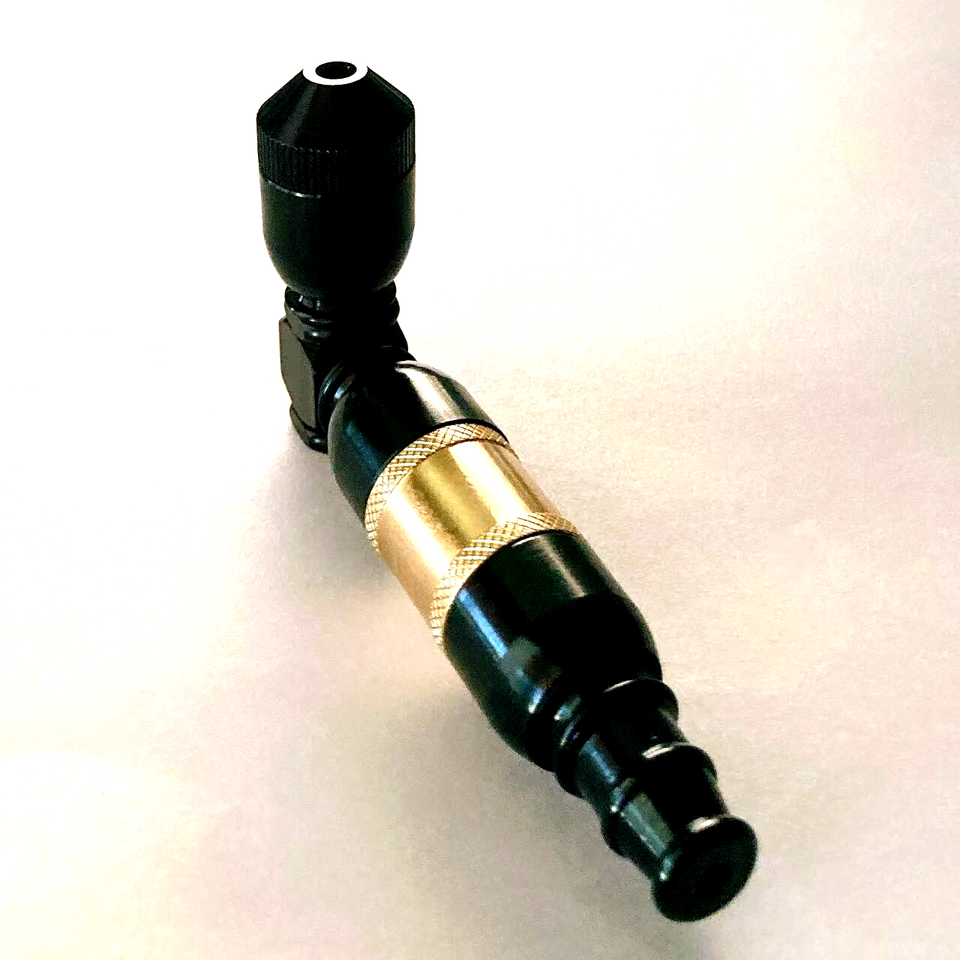 Inhale 3.5'' tobacco smoking metal pipe large chamber bowl w 10 brass ...
