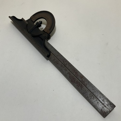 Starrett combination square with a protractor head | eBay