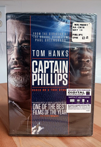 Captain Phillips DVD New Sealed Tom Hanks Based on a True Story 2015 | eBay