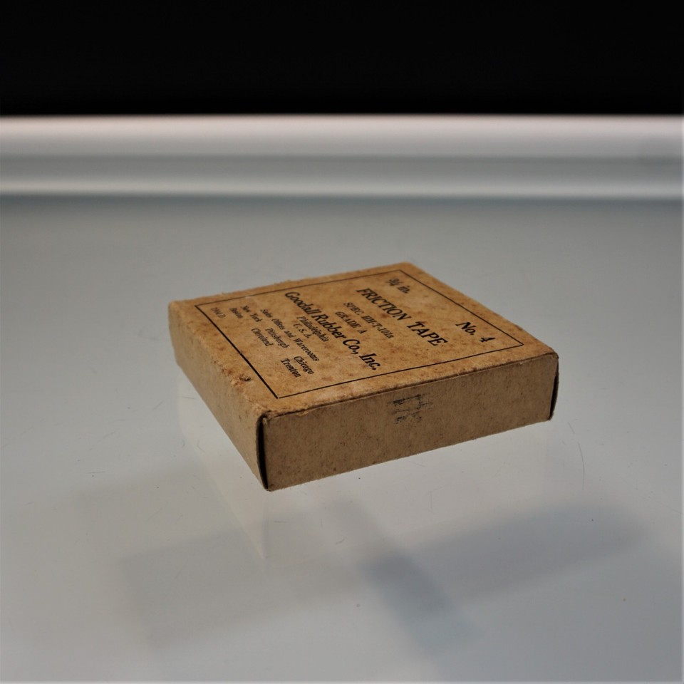 US Post WW2 Friction Tape in Box 1949 Goodall Rubber Co Philadelphia ...