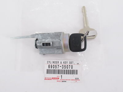 Genuine OEM Toyota 69057-35070 Front Ignition Lock Cylinder Key Set | eBay