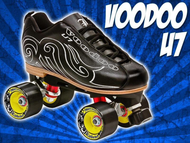 Labeda Voodoo U7 Roller Skates, Midnight Black - Men's Size 5 (Women's ...