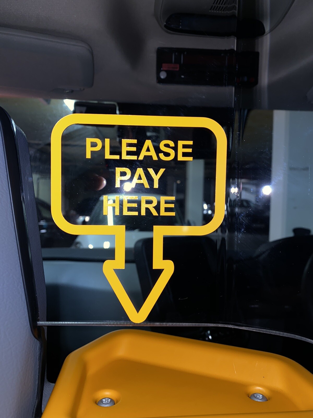 „PLEASE PAY HERE” Sticker Sign Decal Vinyl. Shops, Pubs, Hotels Cafes ...