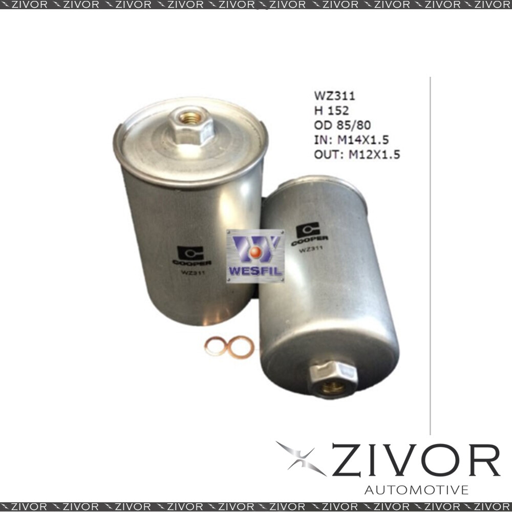 COOPER FUEL Filter For Saab 900 2.1L 03/91-10/93 -WZ311* By Zivor* | eBay