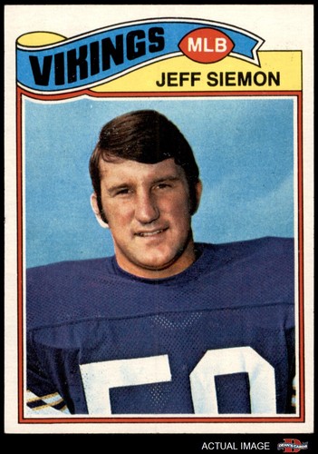 1977 Topps #465 Jeff Siemon Vikings Stanford 6 - EX/MT | eBay