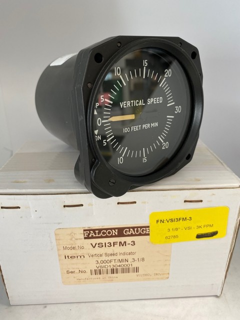 Falcon VSI Gauge Vsi3fm-3 Vertical Speed Indicator Tested Good for sale ...