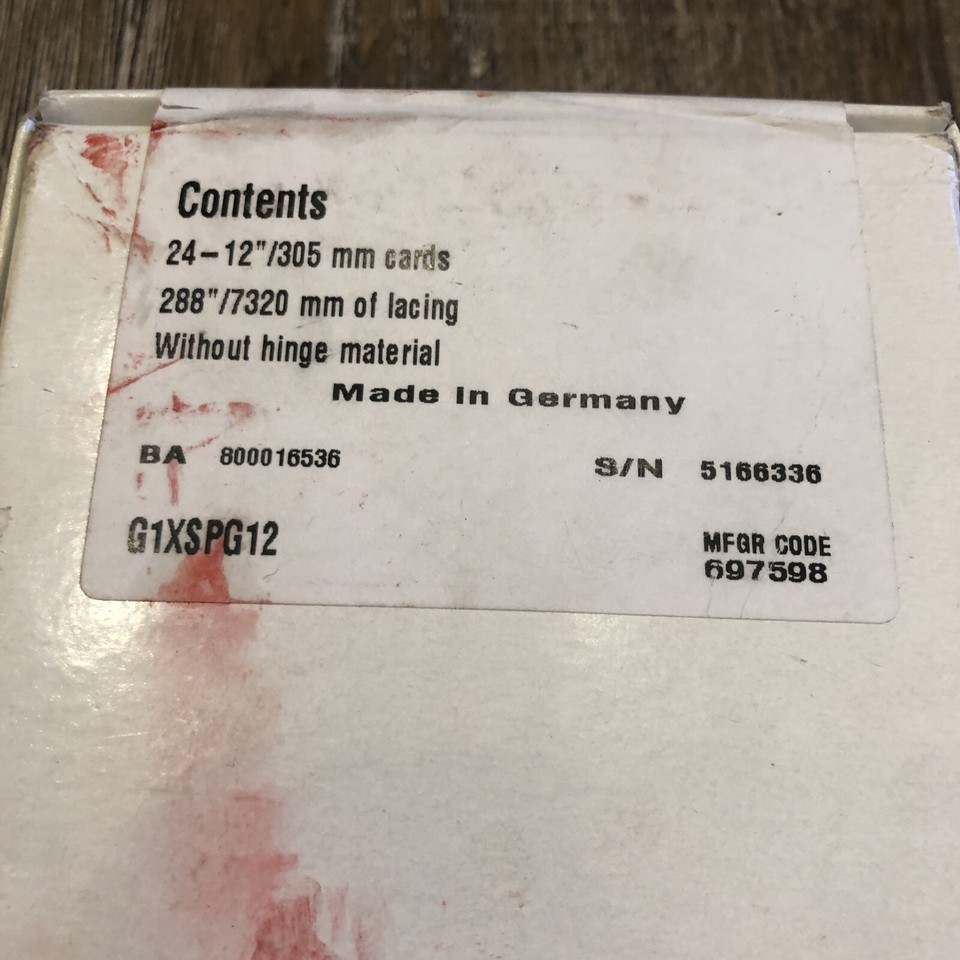 Clipper Belt Fasteners 24-12"/305 mm Cards | eBay