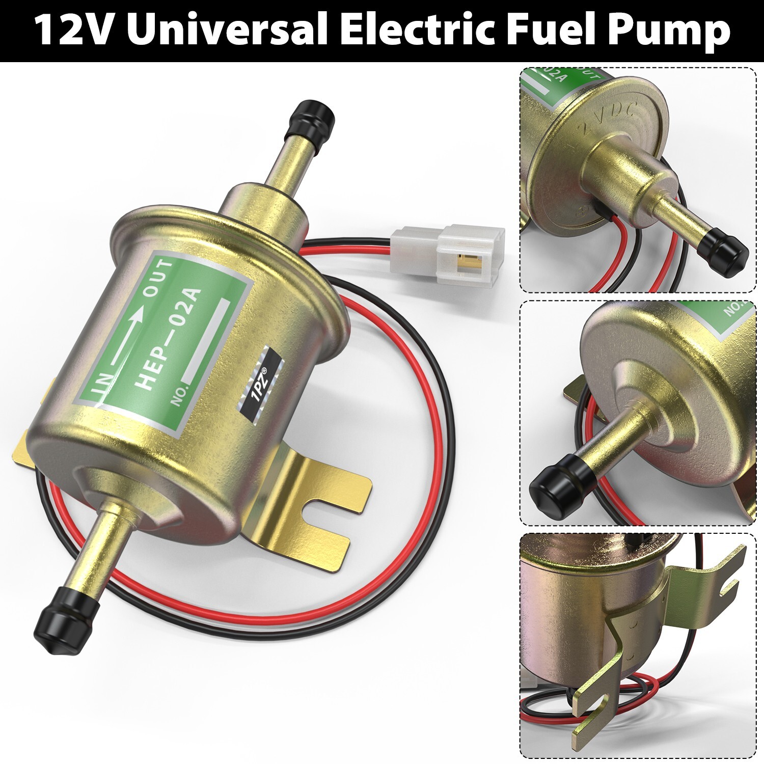 2x Electric Fuel Pump HEP-02A for John Deere F735 F915 F925 F935 OEM # ...