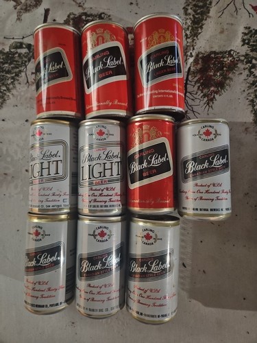 Black Label Carling / Light Vintage Beer Cans Lot EMPTY | eBay