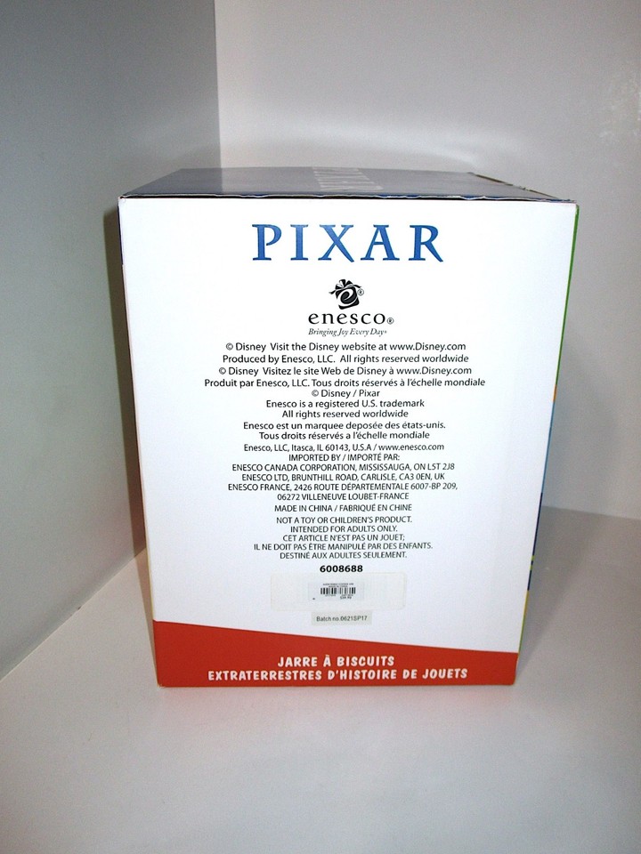 Disney Pixar Green Alien Remix Toy Story Ceramic Cookie Jar Canister ...