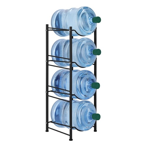 Heavy Duty Water Bottle Rack 4 Tier Gallon Carboy Stand Jug Holder Bar ...