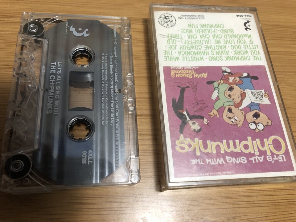 Let's All Sing With The Chipmunks With David Seville 1984 Liberty ...