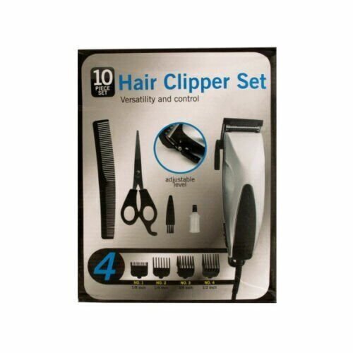 Hair Clipper Set with Precision Steel Blades Salon Barber Trimmer NEW ...