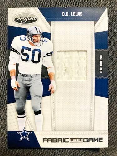 2010 Panini Certified D.D. Lewis Game Used Worn Jersey Relic Card /250 ...