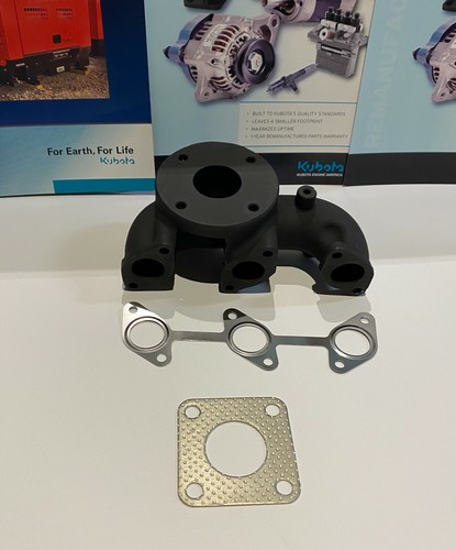 GENUINE KUBOTA OEM EX-MANIFOLD WITH GASKET / 25-15344-00/ SUPRAS | eBay