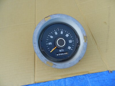 FORD XW XY GT GS 140 MILE SPEED GENUINE SPEEDO WITH GAUGE DECAL FITTED ...