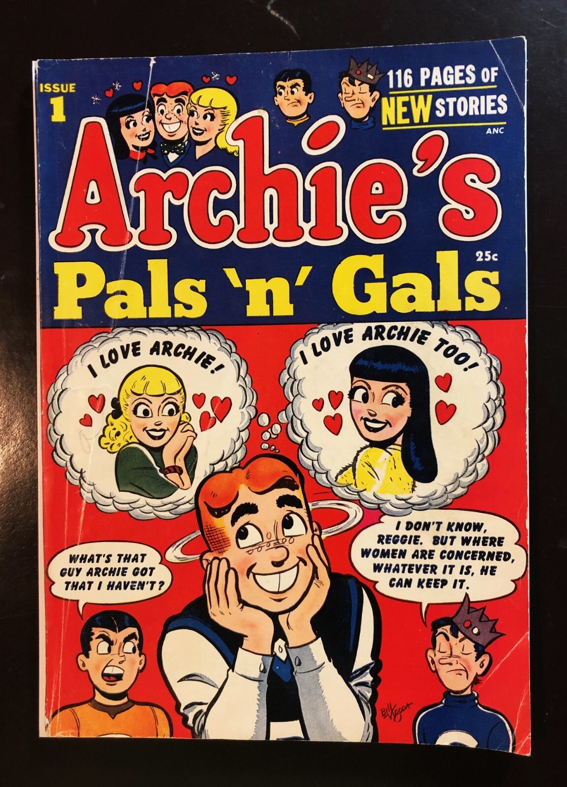 Archie's Pals "N" Gals #1. VG 4.0. Jughead, Moose, Betty & Veronica ...