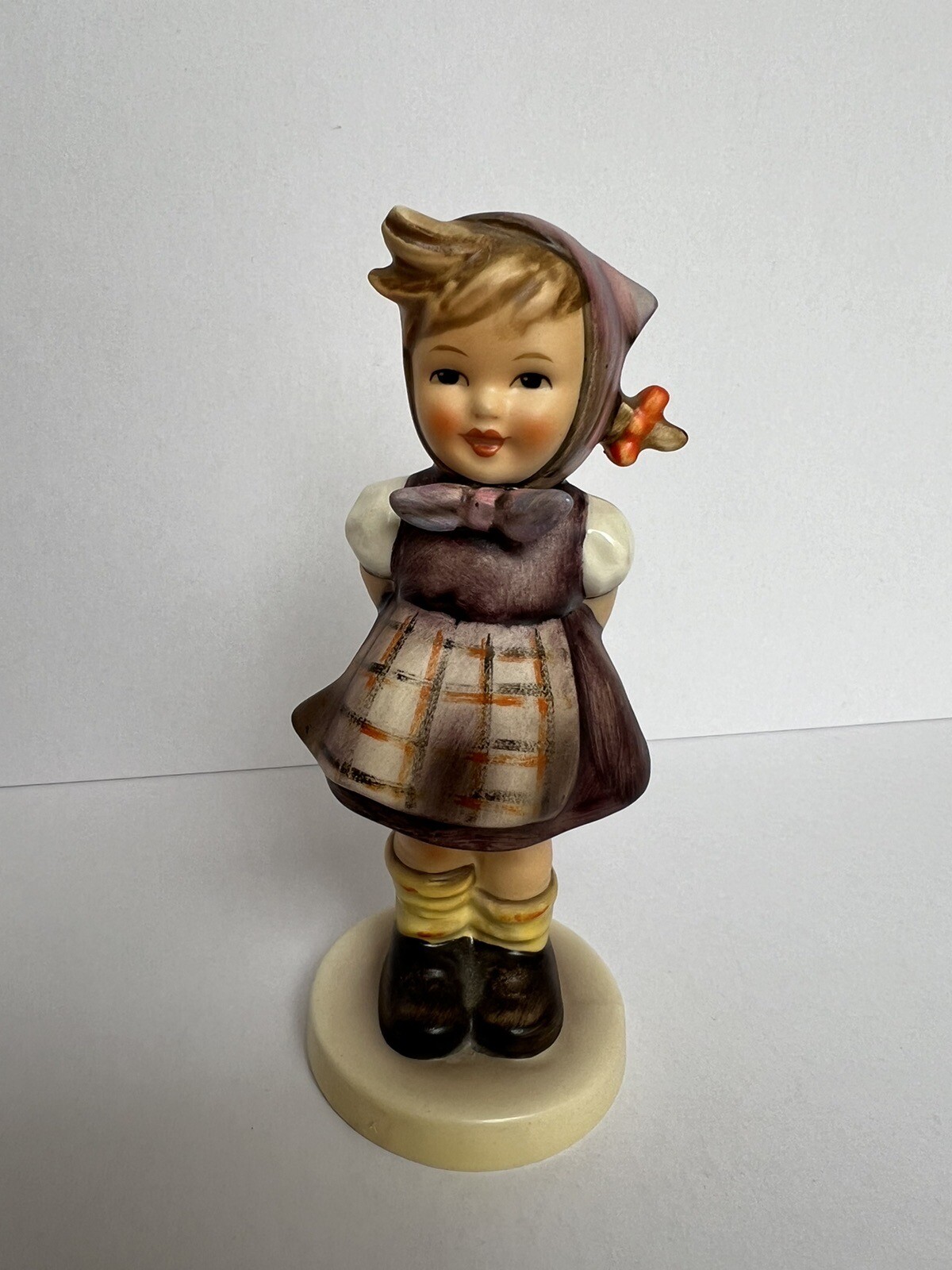 Vintage Goebel Hummel Which Hand Figurine Purple Girl 258 W Germany 5.5 ...