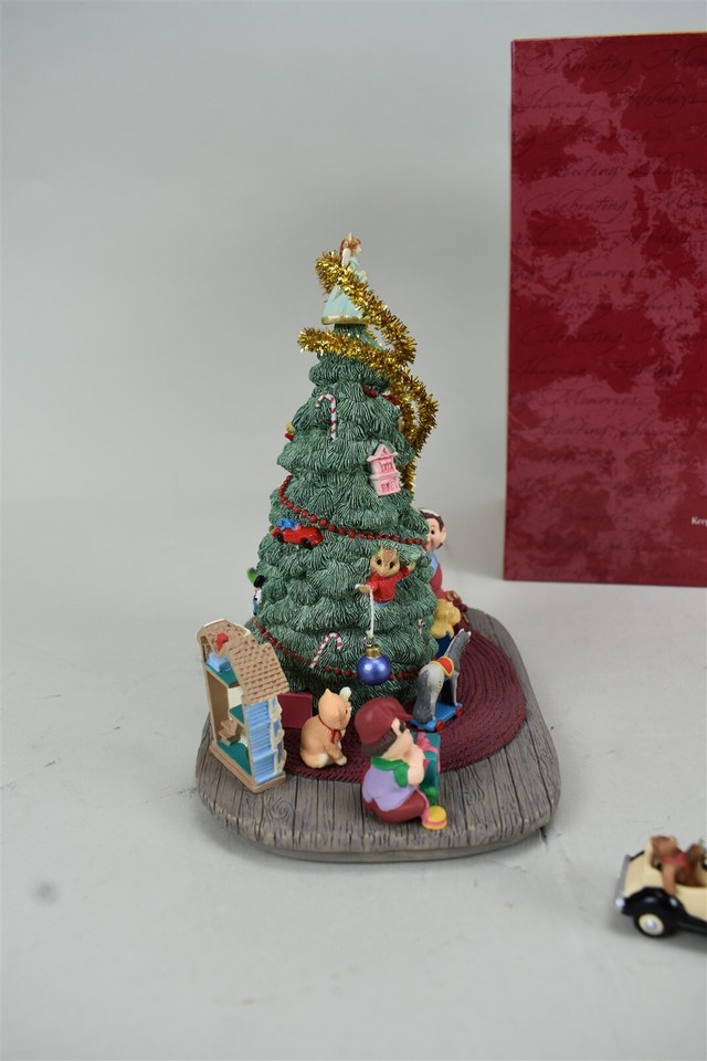 1997 Hallmark Keepsake Trimming Santas Tree Tabletop Piece Studio ...