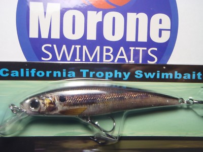 Morone Swimbaits 2 Mini Little Giz Herring Shad Baitfish striper bass ...