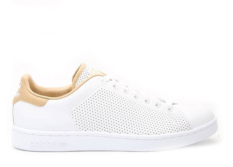 2009 ADIDAS Stan Smith White Leather Perforated 919420 Men's 2009 ADIDAS Stan Smith White Leather Perforated 919420 Men's