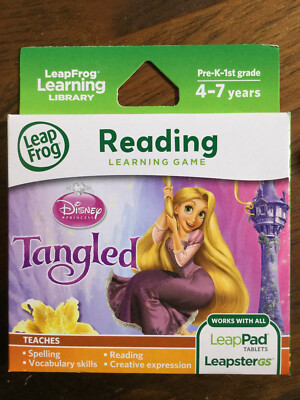 Leapfrog Explorer - LeapPad Learning Game - Disney Tangled - Reading | eBay