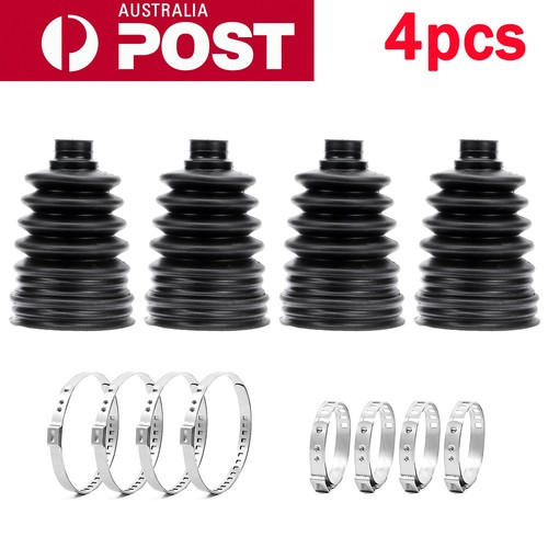 4X Silicone CV Drive Shaft Boot Kits/Universal Round Clamp Replacement ...