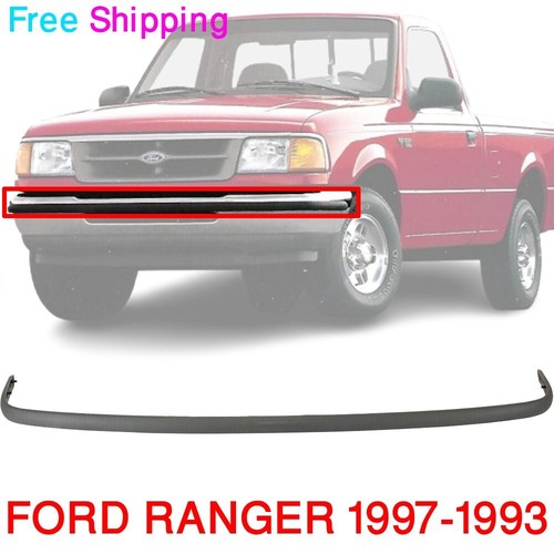 For 1993-1997 Ford Ranger New Bumper Trim Molding Front Textured Gray ...