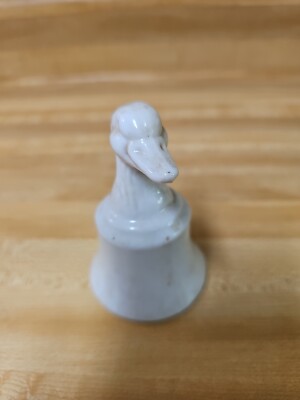 White Ceramic Duck Bell | eBay